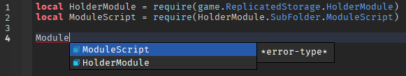 Unexpected Type Error When Requiring Referenced Modules - Studio Bugs - Developer Forum | Roblox