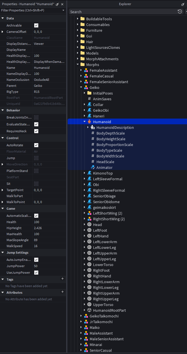 Roblox emote wheel not working on custom R15 in-game rigs - Scripting ...