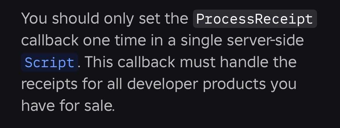 Developer Product Issue - Scripting Support - Developer Forum | Roblox