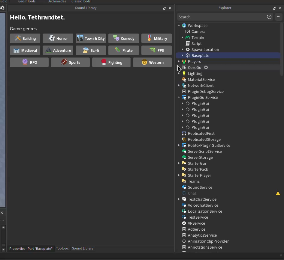 I created a small classic sounds library plugin for Roblox Studio :D - Creations Feedback ...