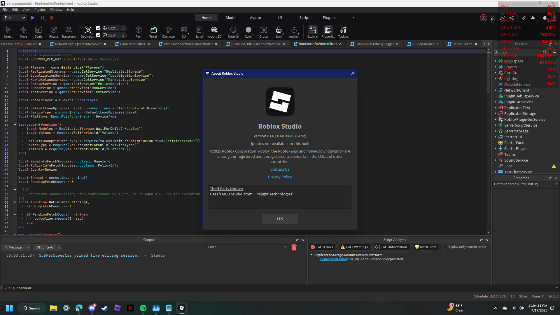 How To Get The New Roblox Studio Back Platform Usage Support