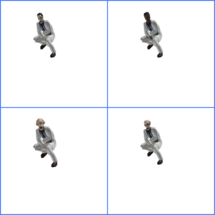 Avatar thumbnail bounding box uses physical bounds instead of visual ...