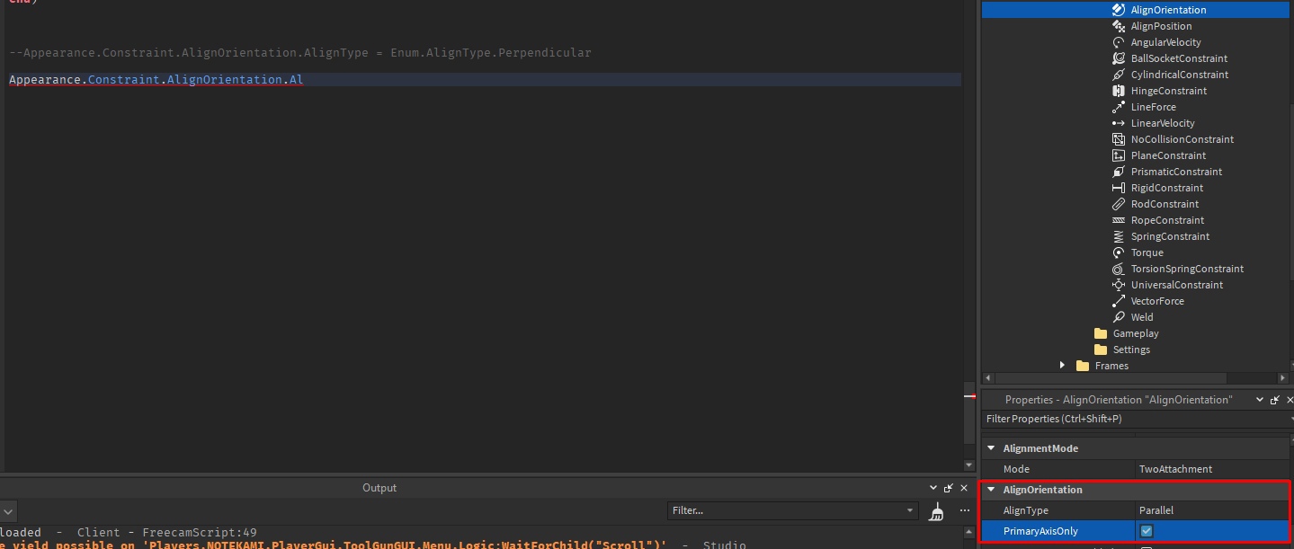 Check propertie status (Is it hidden or active) - Scripting Support - Developer Forum | Roblox
