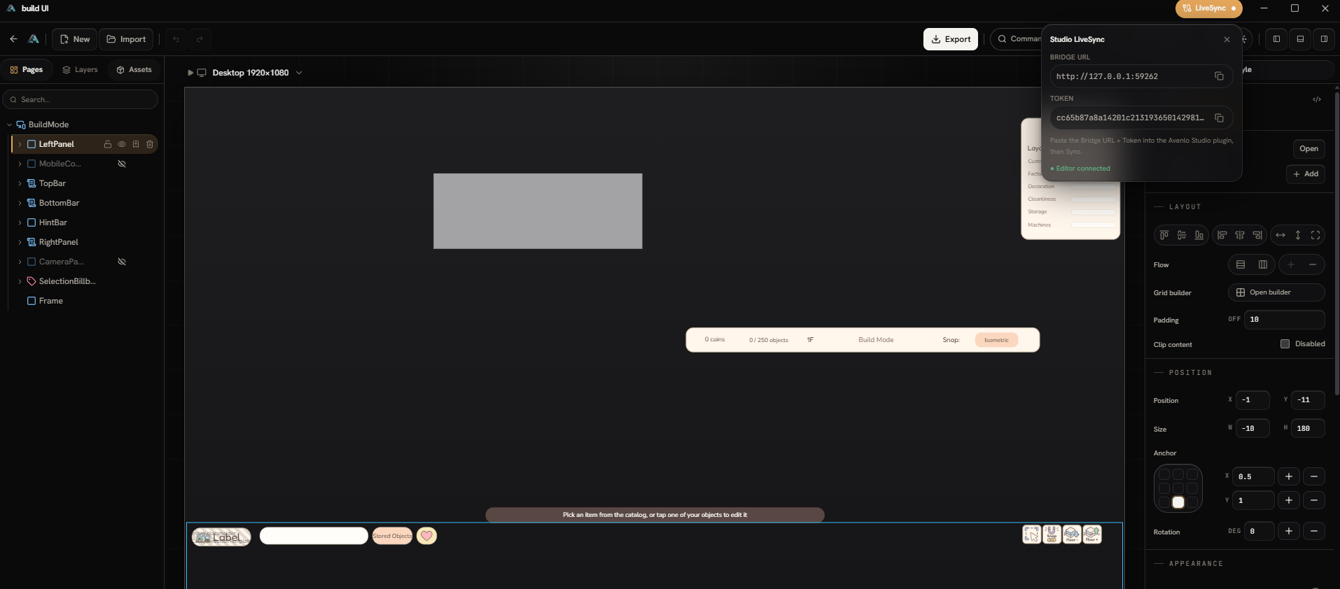 [Plugin] Avenlo Sync — Live-sync UI from the Avenlo UI editor into ...