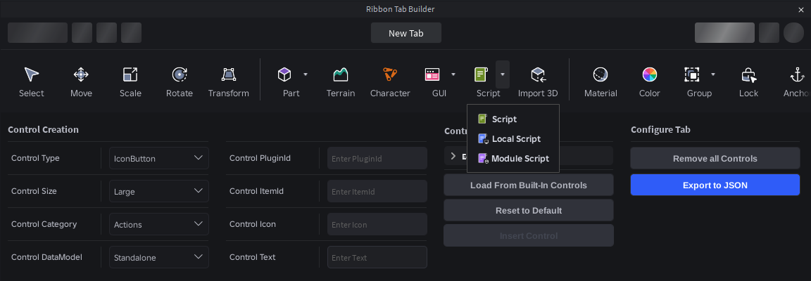 Ribbon Tab Builder | An easy to use plugin for creating custom tabs for ...