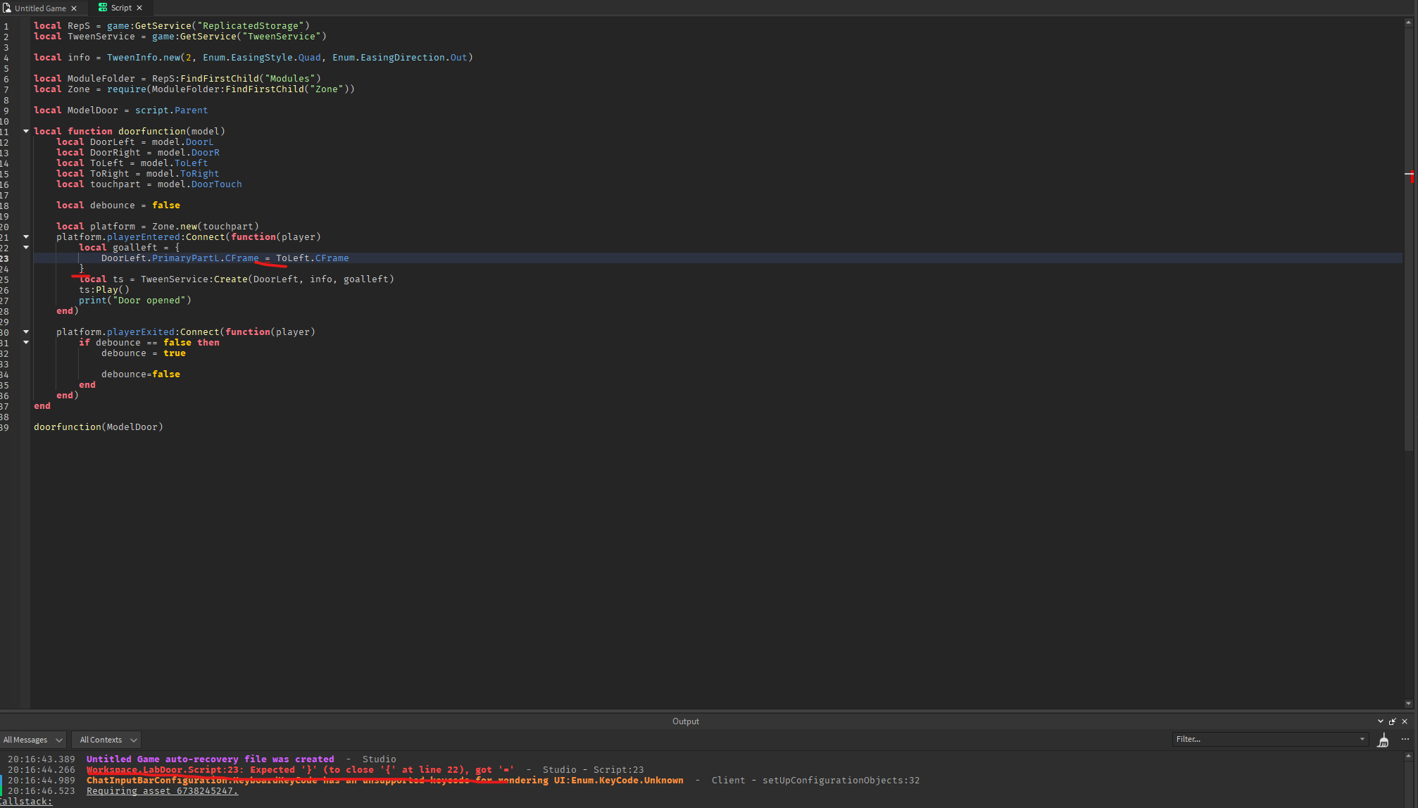 How To Do Set Primarypart Tween Scripting Support Developer Forum Roblox