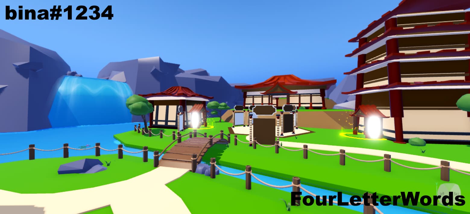 [Build / Maps | 3D Modeler | UGC] Portfolio - ItsBina / FourLetterWords ...