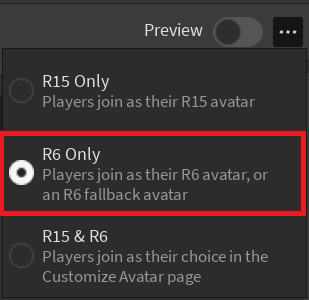 How to Force R6 after the new avatar upadate - Community Resources ...