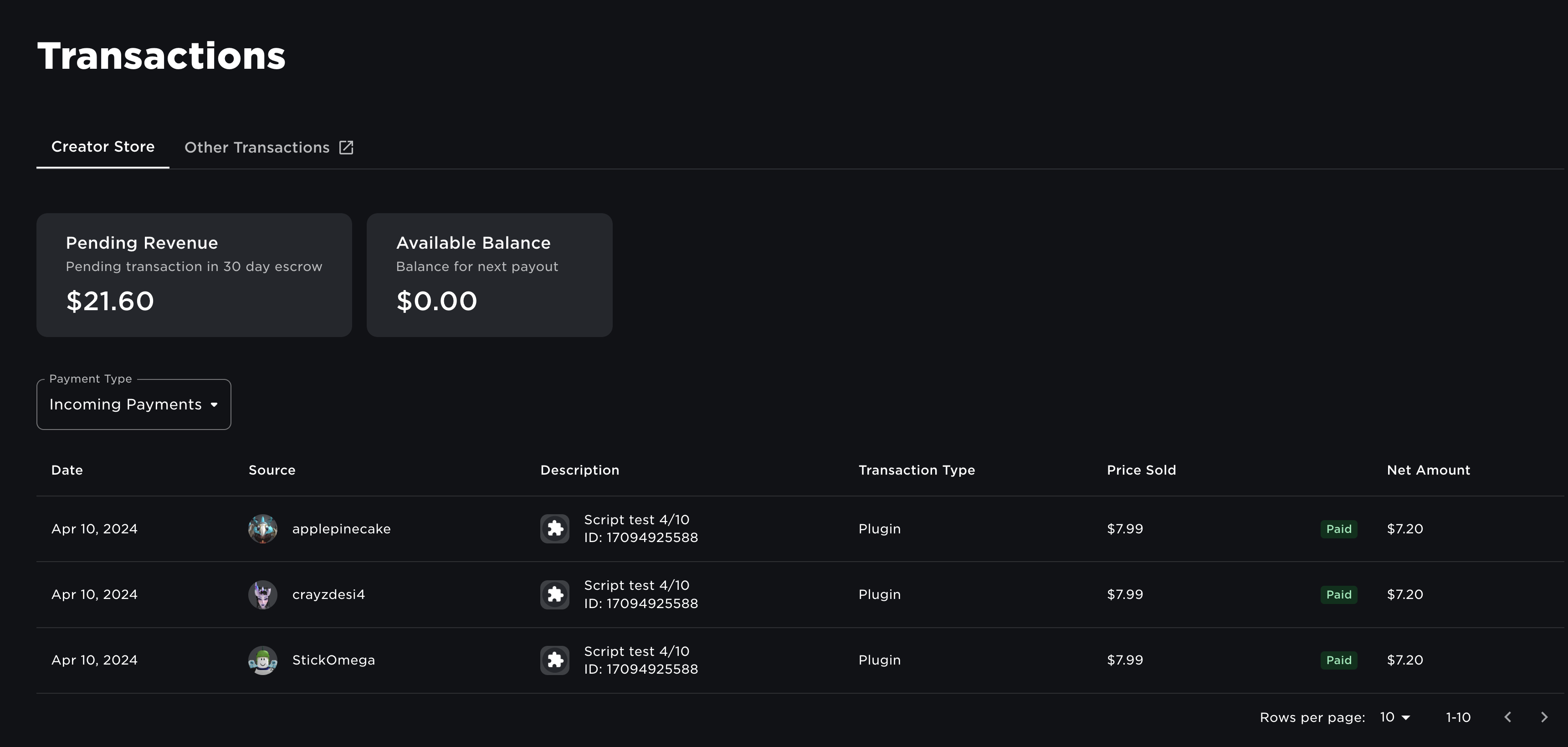Creator Store: Buy and Sell Plug-Ins with Real-World Currency - Page 9 ...