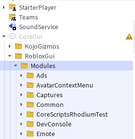 Renaming Services to "CoreGui" via GameScript breaks CoreGui - Studio Bugs - Developer Forum ...