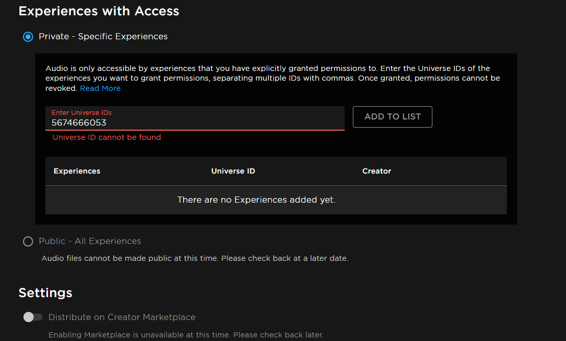 Audio Permission Broken/Roblox IDs are Broken Too! Emergency Fix ...