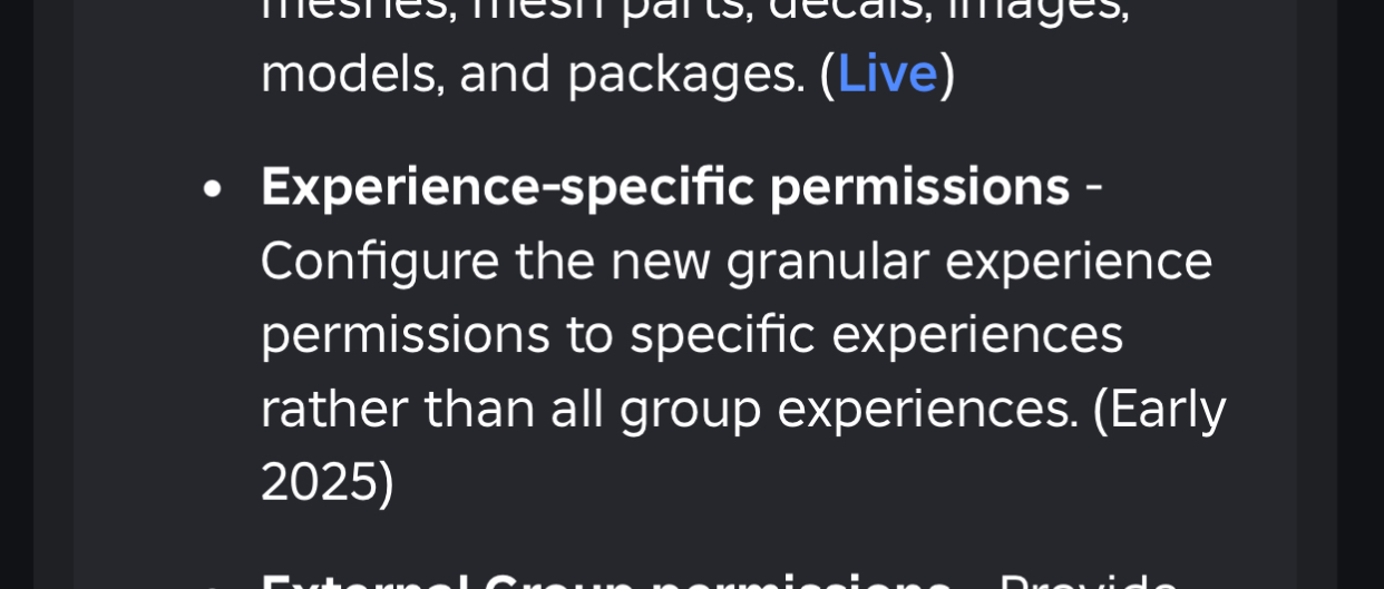 Creator Roadmap 2025: Spring Update - Announcements - Developer Forum ...