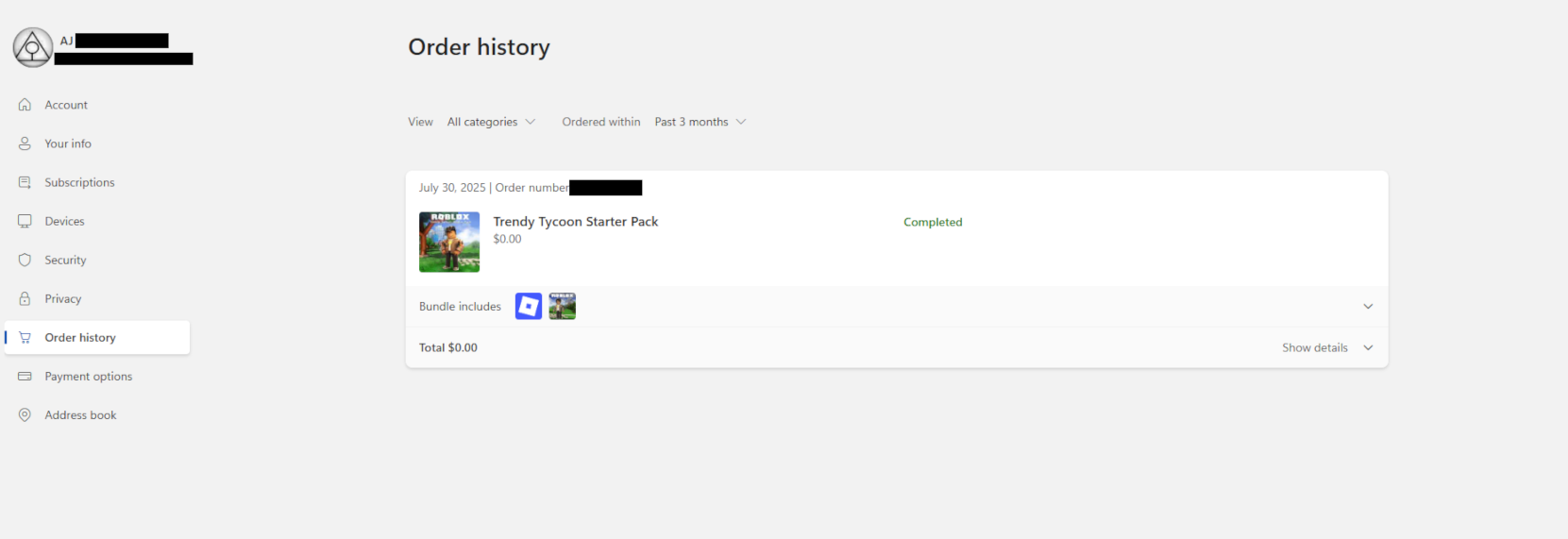 Dex Trendy Tycoon Starter Pack failed to load in my account after ...