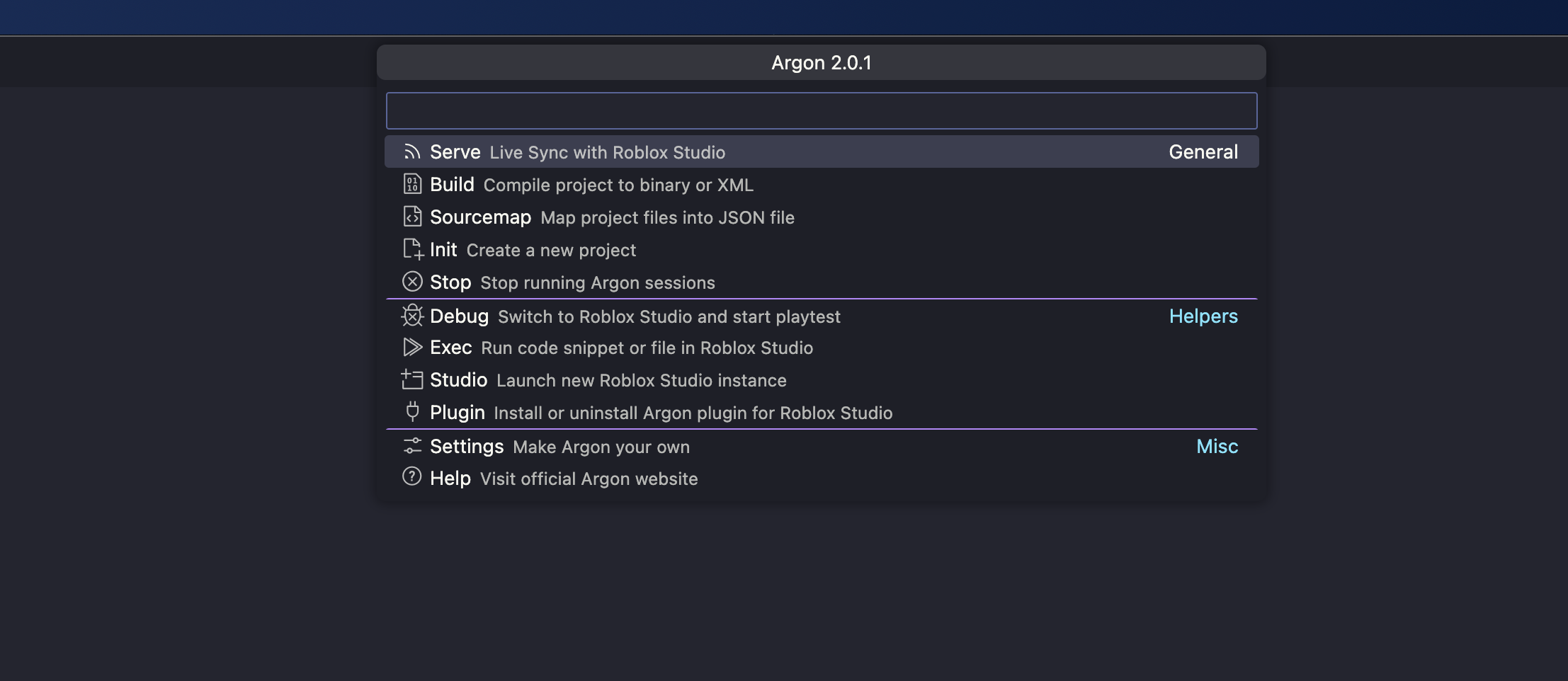 Argon - Full featured tool for Roblox development - Page 32 - Community ...