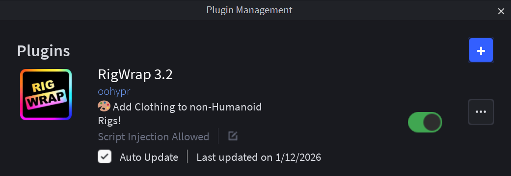 RigWrap 3.2 - Clothing without Humanoids & MASSIVE Performance Boost ...