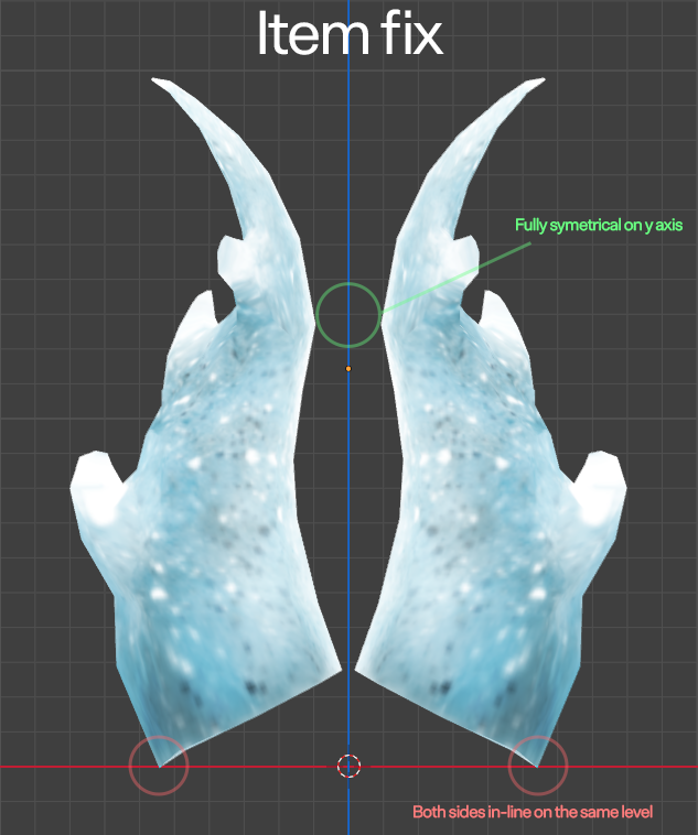 'Frozen Horns of the Dangerous One' are tilted instead of being ...