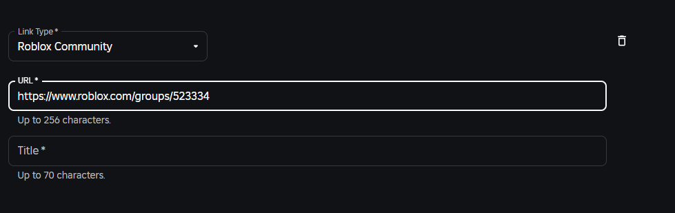 New group url (roblox.com/community) Breaks social links - Creator Hub ...