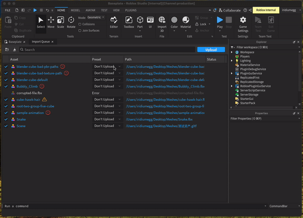 [Beta] 3D Importer Import Queue - Announcements - Developer Forum | Roblox