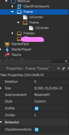 Having trouble with uicorner scaling - Scripting Support - Developer Forum | Roblox