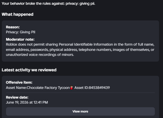 Game taken down over PII? - Platform Usage Support - Developer Forum ...