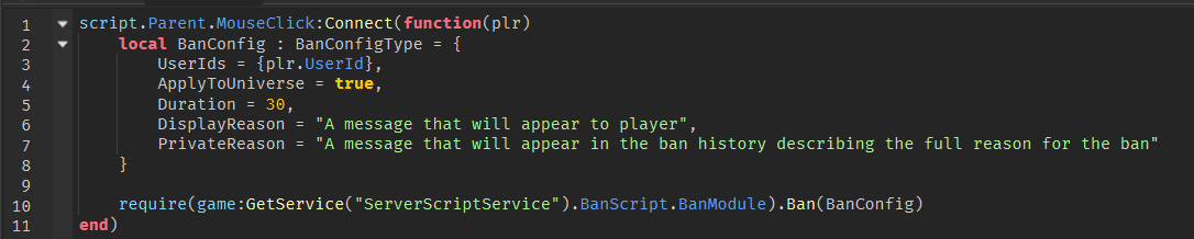 Ban Module - Community Resources - Developer Forum | Roblox