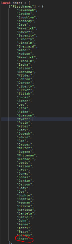 For i,v loop stopping at a certain point of loops? - Scripting Support - Developer Forum | Roblox