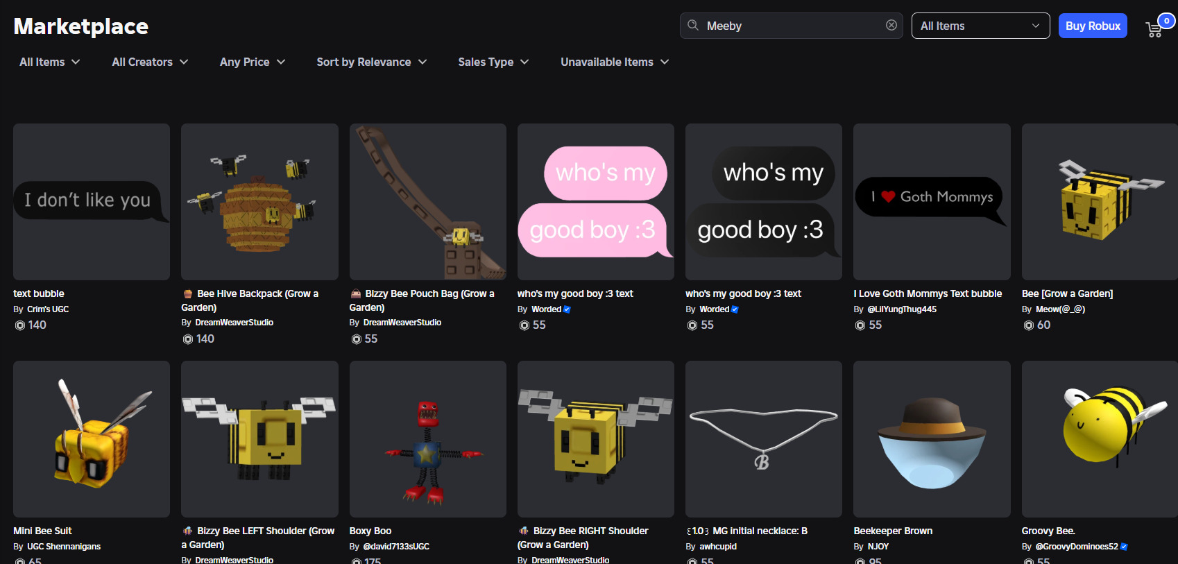 Published Items not showing up in any manner in catalog search hours after the fact - Roblox ...