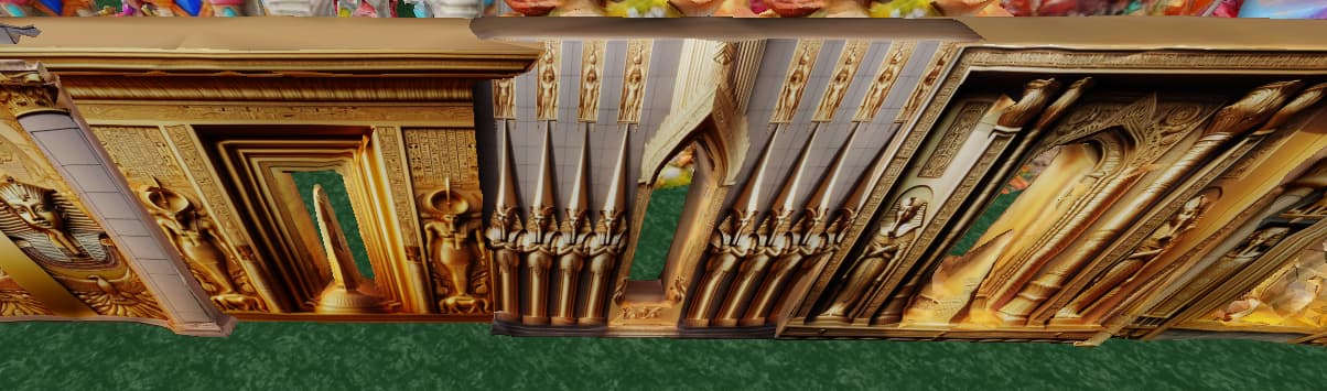 Egyptian Tile Set Mesh Pack (Original) Low Poly [OPEN-SOURCE] 21 Models ...