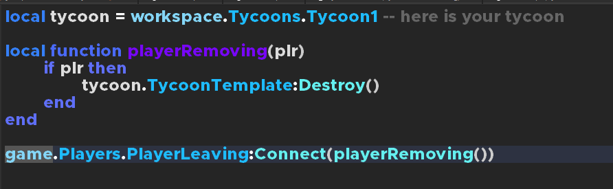 Tycoon Deletion Script Scripting Support Developer Forum Roblox