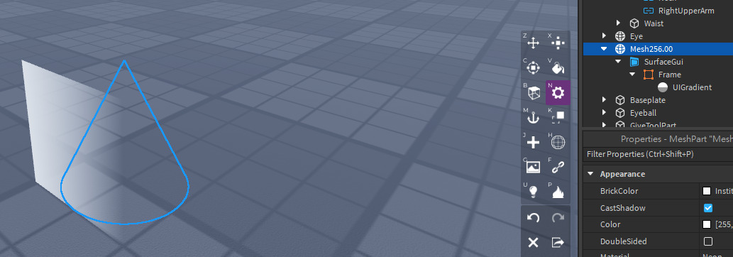 How to create some special mesh/fade mesh? - Building Support ...