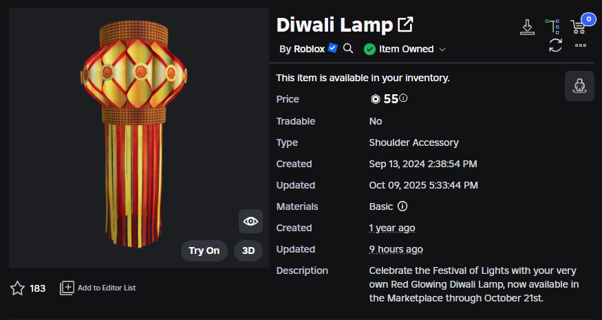 Naming inconsistency with "Diwali Lamp" - Catalog Asset Bugs ...