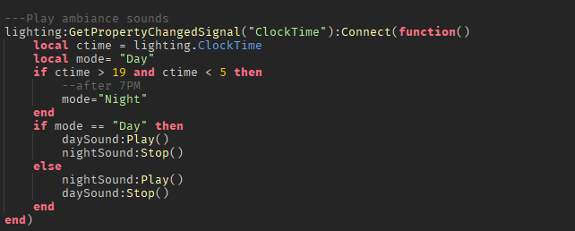 Trying to make ambient sound - Scripting Support - Developer Forum | Roblox