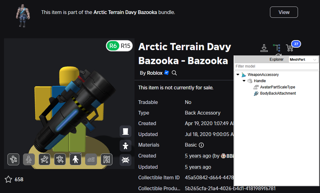 Arctic Terrain Davy Bazooka Does Not Have Any Particles - Catalog Asset ...