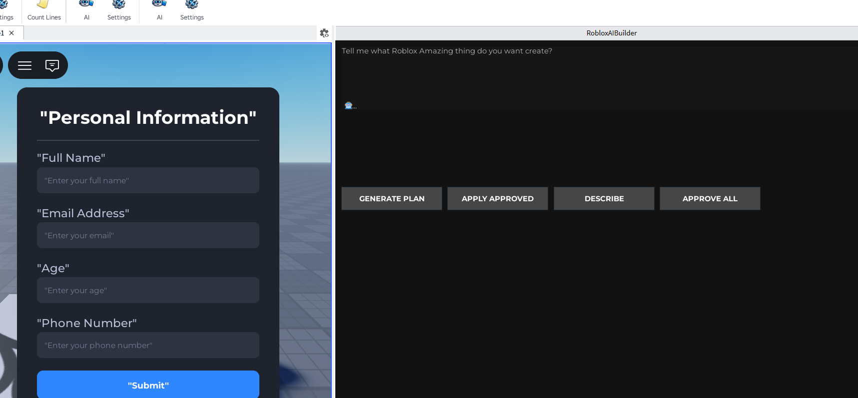 RobloxAIBuilder Plugin - AI Assistant Coding & Copilot & Building ...