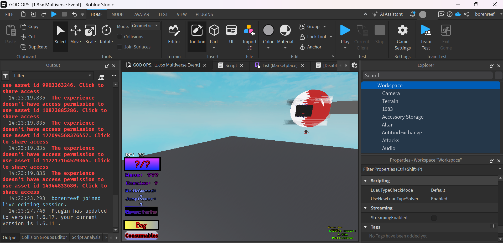 Script Editor does not warn for errors or provide directories for instances already in the ...