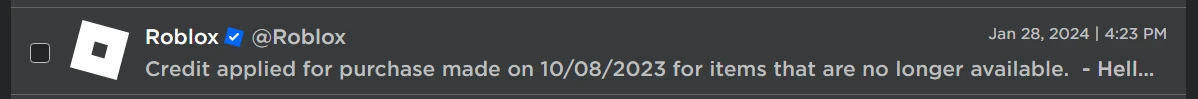 Receiving multiple "Credit Applied" messages on repeat - Roblox ...