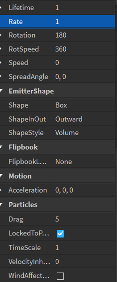 How do i make the ParticleEmmiter dissapear? - Scripting Support - Developer Forum | Roblox