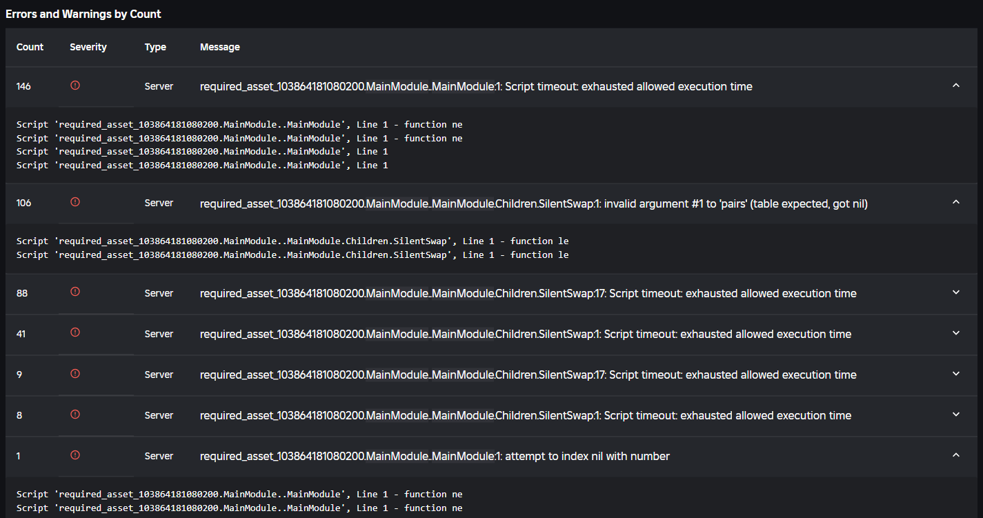 Peculiar errors about "MainModule" - Engine Bugs - Developer Forum | Roblox