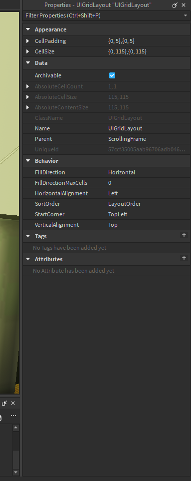 Uigridlayout Ignores Cloned Buttons Scripting Support Developer Forum Roblox