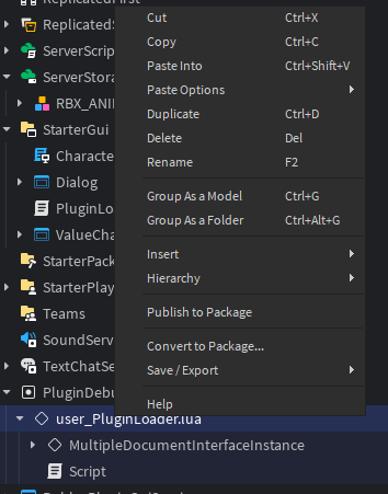 [Next Gen Explorer] There is no "save and reload plugins" button in context menu - Studio Bugs ...