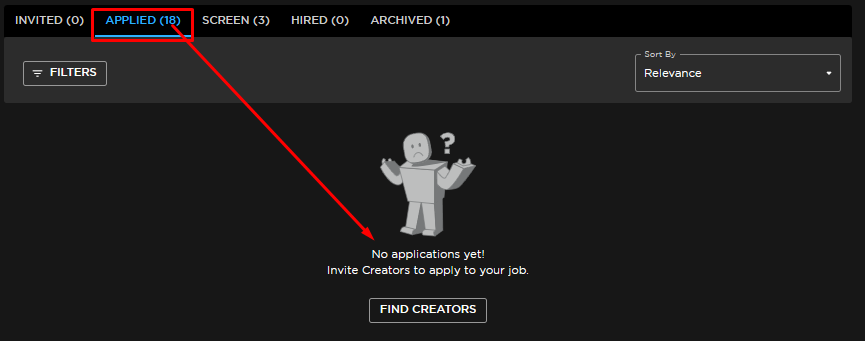 Applicants don't show after switching between tabs - Talent Hub Bugs ...