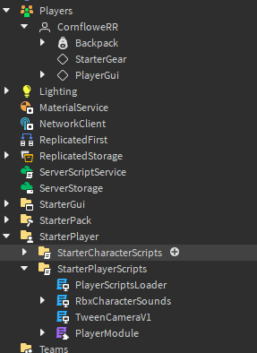PlayerScripts not loading inside LocalPlayer - Platform Usage Support - Developer Forum | Roblox