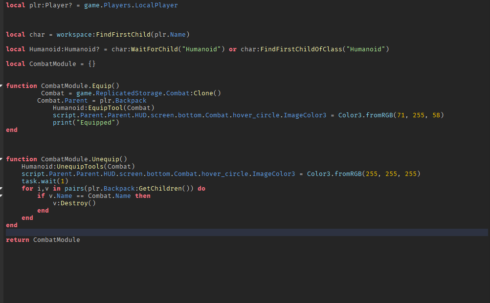 Would this be an okay way to equip a tool? - Code Review - Developer ...
