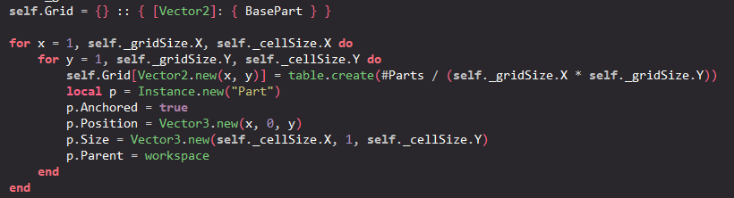 How to get parts in grid cells without using Region3 or GetTouchingParts - Scripting Support ...
