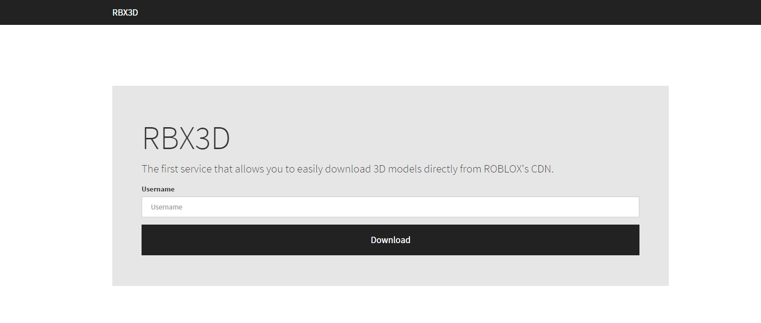 RBX3D -Download 3D models directly from ROBLOX's CDN. [Update ...