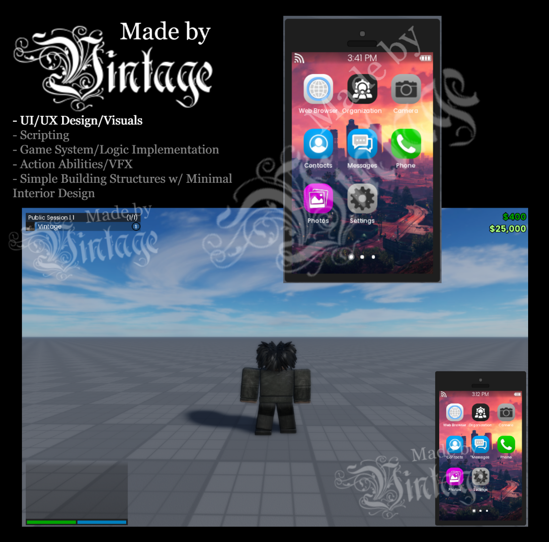 [HIRED] Vintage | Experienced Scripter & UI Designer - Portfolios ...