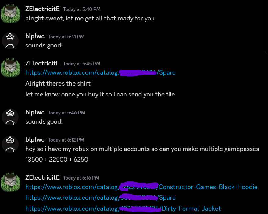 Was sent Robux from potentially stolen accounts - What to do ...