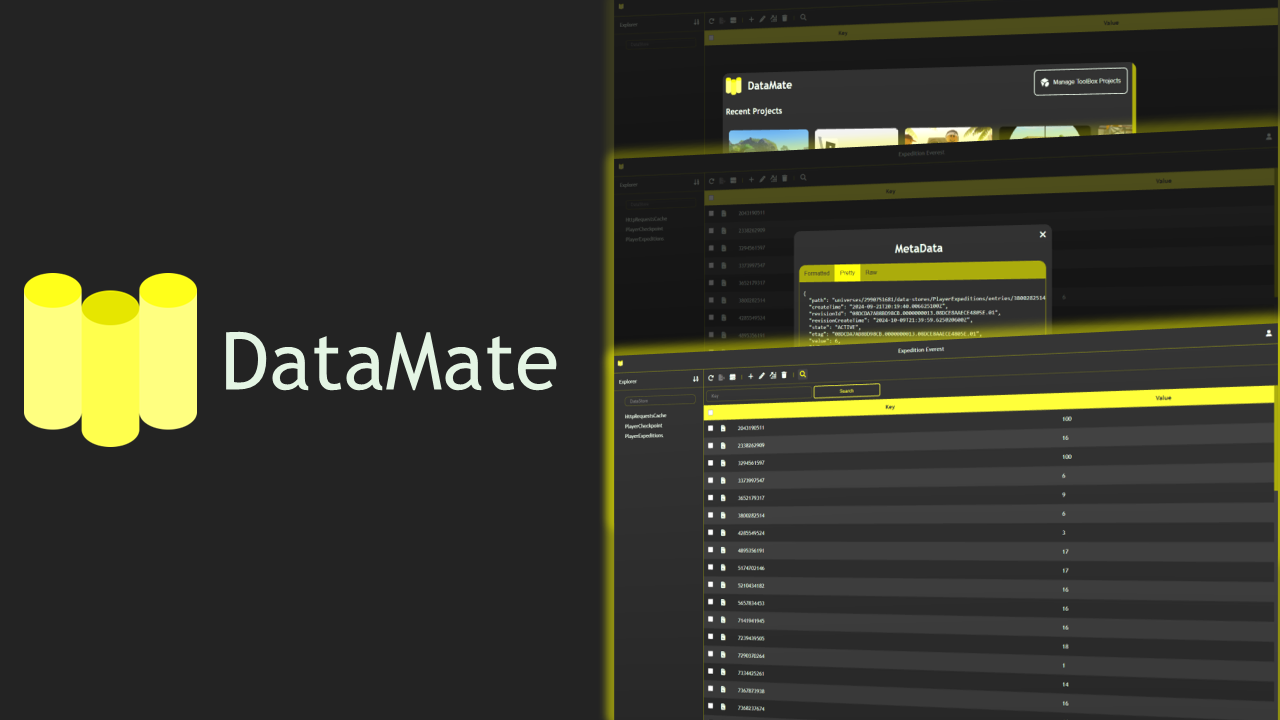 DataMate - Allows developers to take full control over their DataStores - Community Resources ...