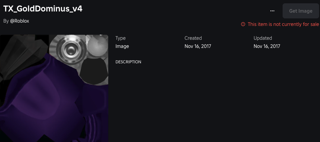 Officially release the hidden Catalog asset "11/17 - Dominus Noctis ...