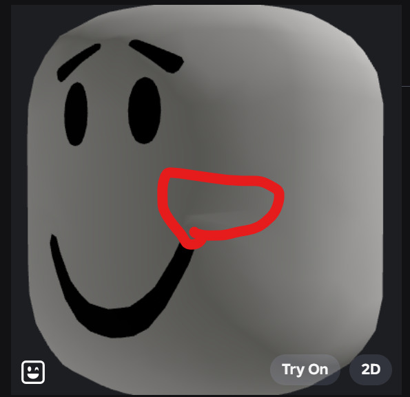 The "I lack personal confidence" face has a dent in its mesh - Catalog ...